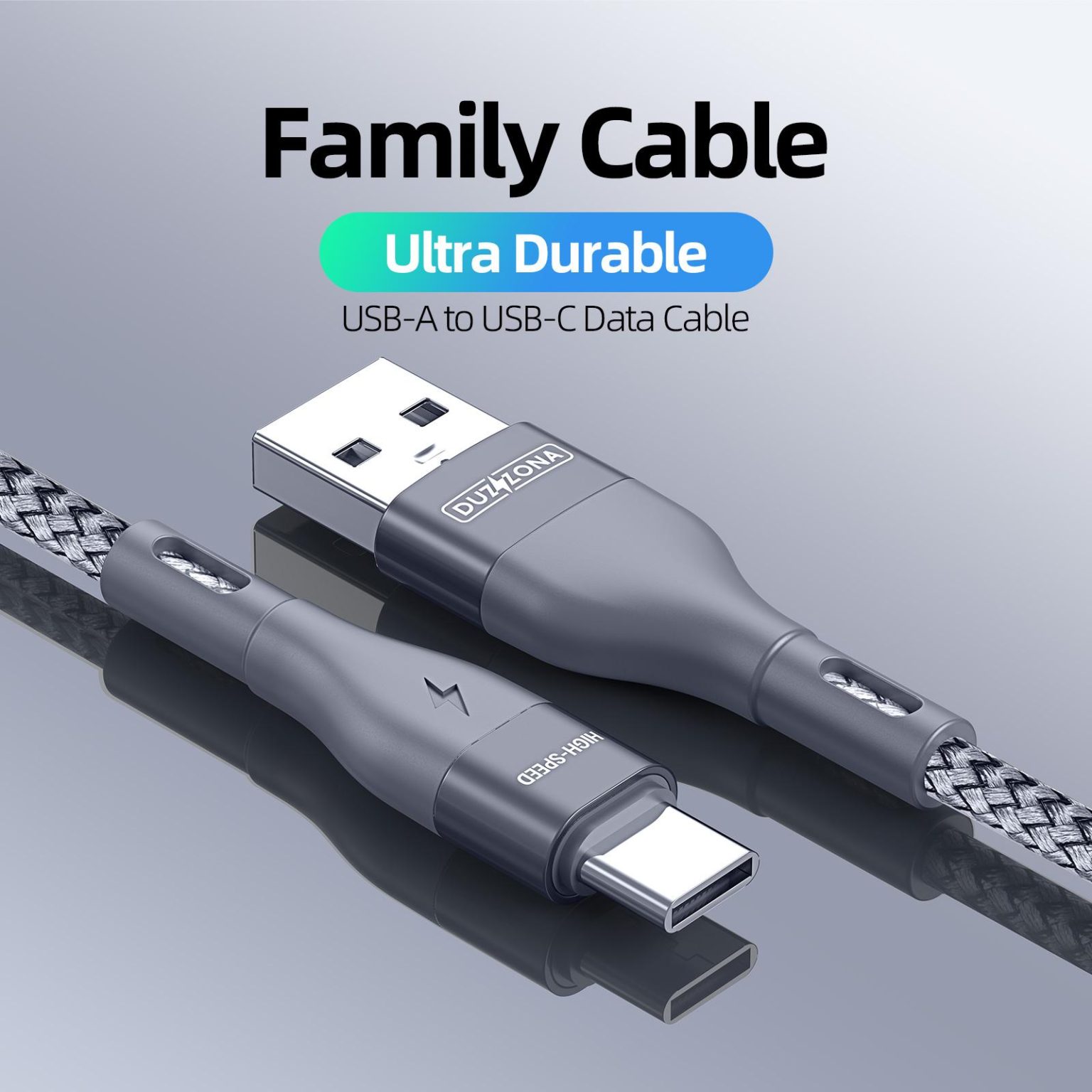A8 USB-A to USB-C Cable - Spice Telecom